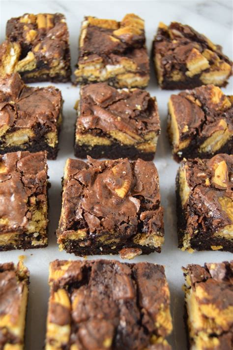 Golden Oreo And Nutella Brownies A Taste Of Madness