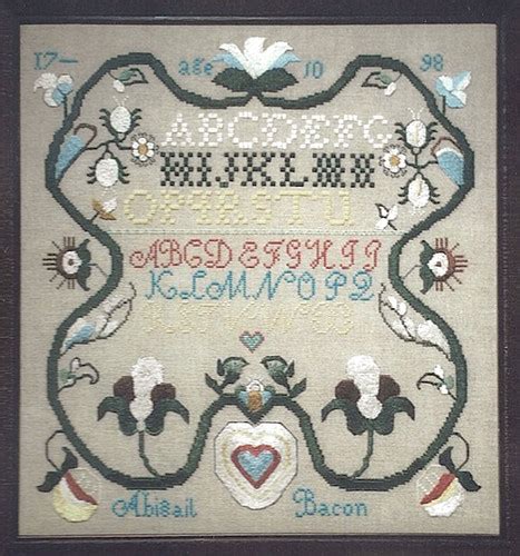 Abigail Bacon 1798 By The Scarlet Letter Kittenstitcher