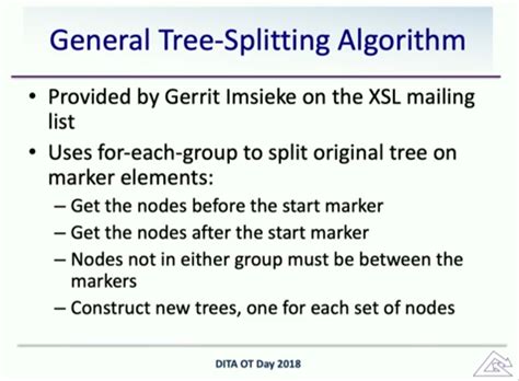 Splitting Xml Documents At Milestone Elements Using The Xslt Upward