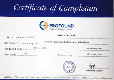 ashish rathod on linkedin profoundedutech fullstackdevelopment