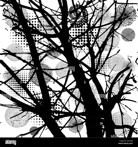Dead Willow Tree Stock Vector Images Alamy