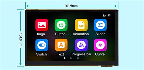 Esp32 P4 Development Board 7inch Display 7 Inch Touchscreen Onboard