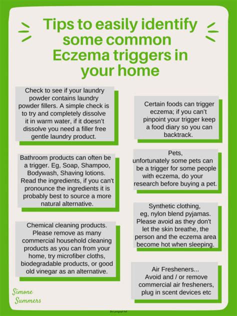 Common Eczema Triggers In Your Home Simone Summers Aloe And Grace