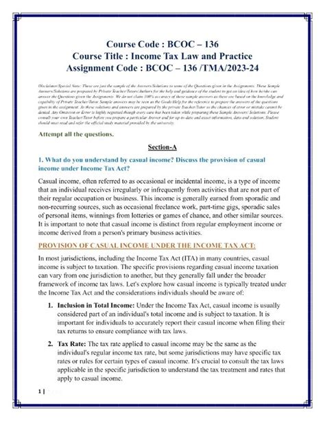 Ignou Bcoc 136 Solved Assignment 2023 24 English Medium Ignou Solved Assignment 2024 25