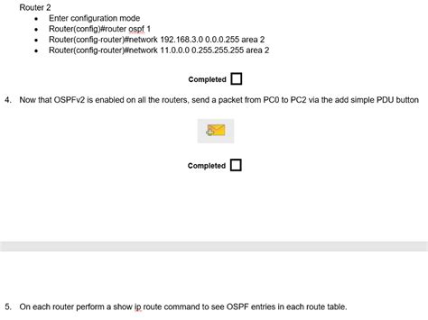 Solved Configure OSPF Create The Following Network Chegg