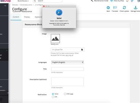 Cannot Save Field Title When Editing A Block In Blockreassurance With Safari · Issue 16152