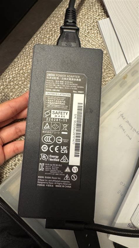 Razer Laptop Charger Blade 15 Blade 16 Computers And Tech Parts