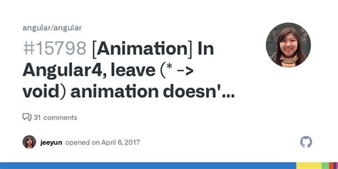 Animation In Angular Leave Void Animation Doesn T Fire When Element Is Destroyed By