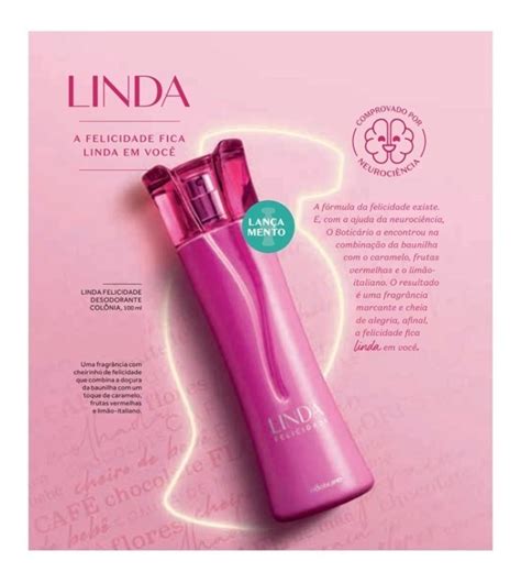 Perfume Linda Felicidade 100ml De O Boticário Original Frete Grátis