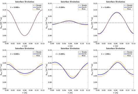 Evolution In Time Of The Interface Between Liquid And Gas Throughout Download Scientific
