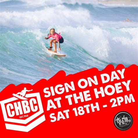 Chbc Sign On Day Sat 18th From 2pm Hoey Moey