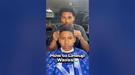 How To Lineup Waves💈 Barber Explore Fyp Haircut Losangeles