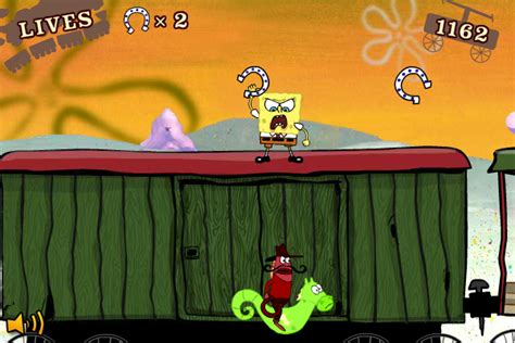 Spongebob No Train No Gain Play Online On Flash Museum 🕹️