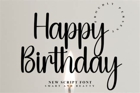 Happy Birthday Font Etsy