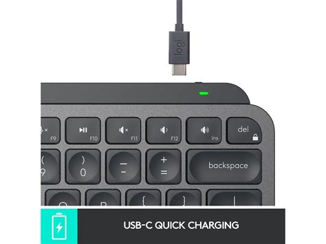 Logitech MX Keys Mini Nordic Keyboard Graphite Spares Se