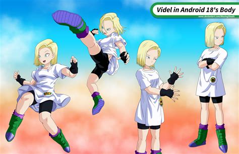 Videl In Android 18s Body 2 By Blazingshadic On Deviantart