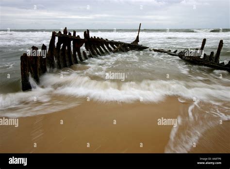 Wreck Of The Ss Dicky Sunshine Coast Queensland Australia Horizontal