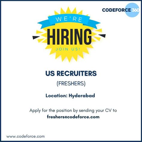 Deepthi Vamuri On Linkedin Hello All Hiring For Fresher Looking For Us It Recruiters