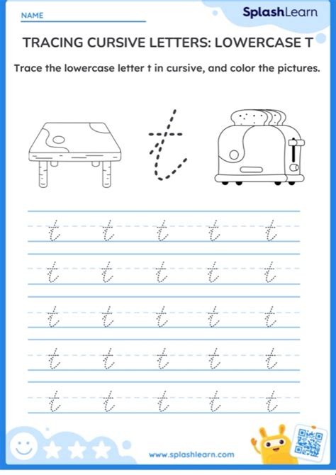 How To Write A Cursive Letter T