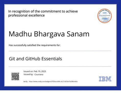 Git Github Versioncontrol Softwaredevelopment Coursera Madhu