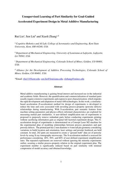 Pdf Unsupervised Learning Of Part Similarity For Goal Guided