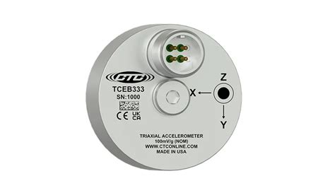 Iande Technologies Ctc Tceb333 Low Cost Top Exit Triaxial Accelerometer