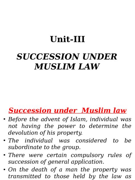 Fl Module Iii Pdf Inheritance Intestacy