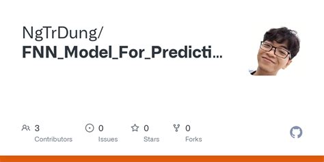 Github Ngtrdungfnnmodelforpredictionandclassification