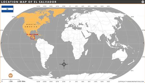 Where Is El Salvador El Salvador Location Map