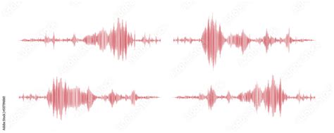 Seismograph Measurement Or Lie Detector Graph Seismic Measurements With Data Record Vector