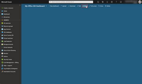 Building An Azure Dashboard Cloud Security Office Azure