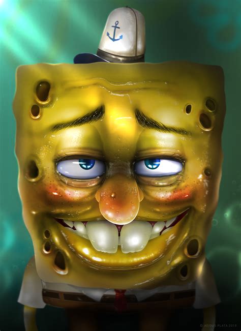 Creepy Smile Spongebob