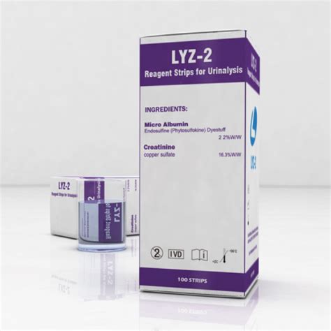 소변 신장병 테스트 스트립 크레아티닌 마이크로 알부민 의 고품질 소변 신장병 테스트 스트립 크레아티닌
