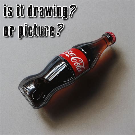 Coke Bottle DRAWING By Marcello Barenghi By Marcellobarenghi On DeviantArt