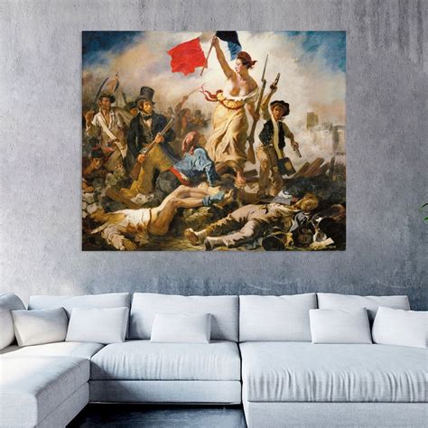 Reproductions Art Eugène Delacroix Canvas Wall Print Living Room