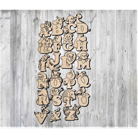Digital Template Cnc Router Files Cnc Alphabet Files For Woo Inspire Uplift