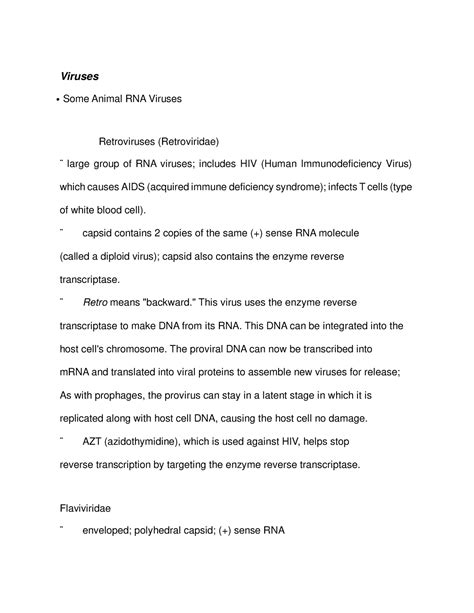 2021 Microbiology Lecture Notes Biol 3100 Viruses 22b Viruses Some