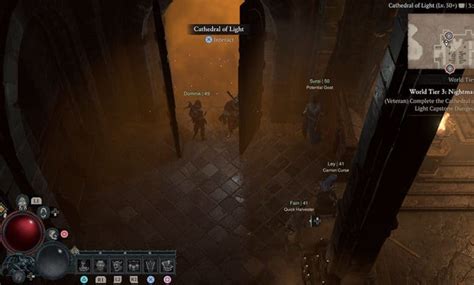 where to find the cathedral of light capstone dungeon in diablo iv