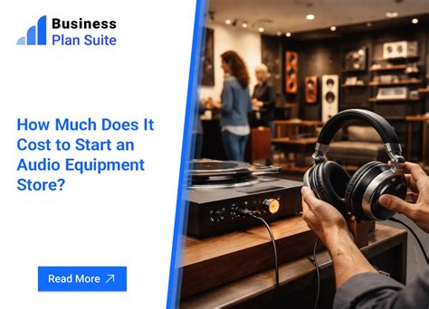 Audio Equipment Store Costs And 5 Year 1965000 Plan