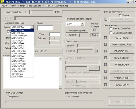 Ti Msp Fet430uif Emulator Usb Based Jtag Tools For Msp430