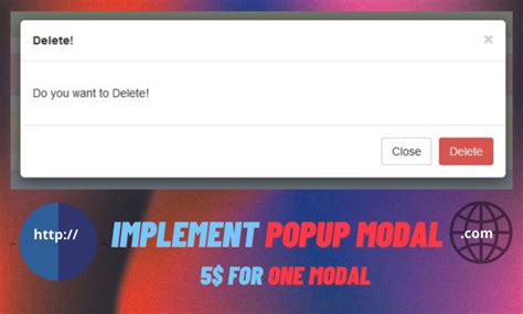 Implement Bootstrap Modal At Your Website By Unieyes48 Fiverr