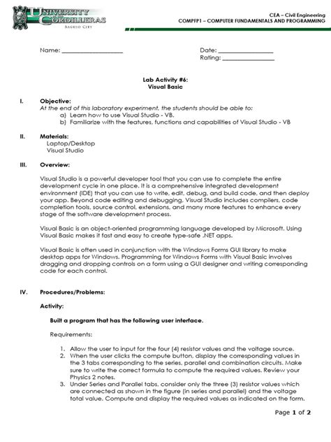 laboratory 06 pdf computer program programming