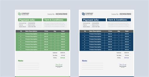 Payment Agreement Voucher Design Vector Templatemonster