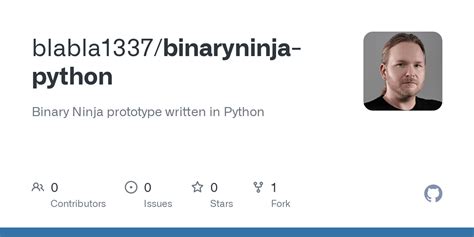 GitHub Blabla1337 Binaryninja Python Binary Ninja Prototype Written