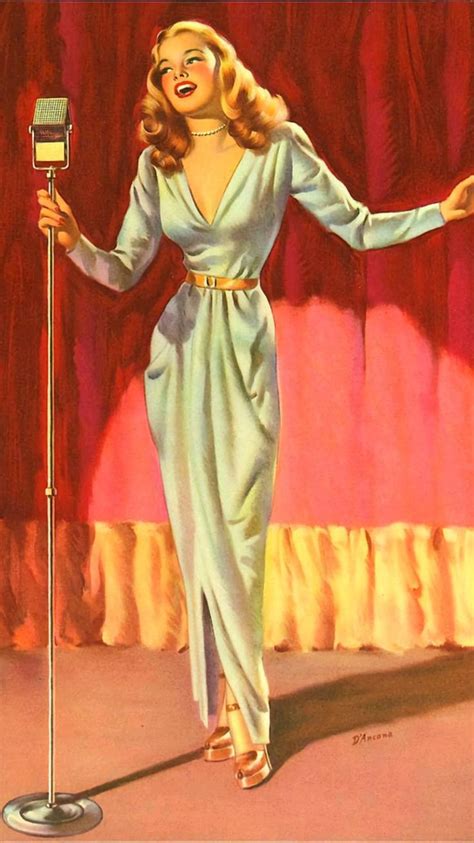 Life Between Soul And Thought Ragazze Pin Up Donne Vintage Illustrazioni Vintage