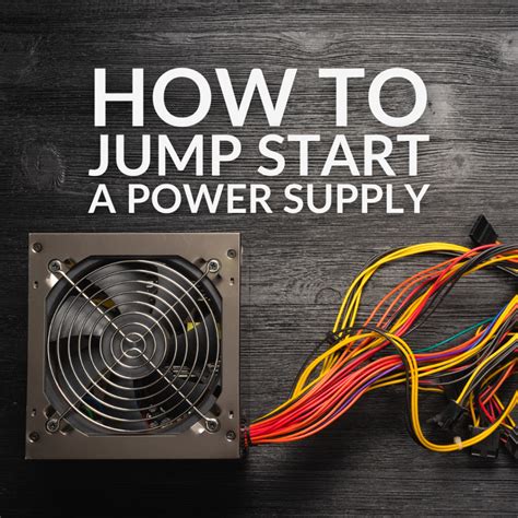 How To Jump Start A PSU