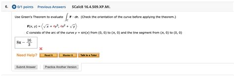 solved 6 0 1 points previous answers scalc8