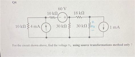 Solved A Find The Current Ig B Using The Current Ig