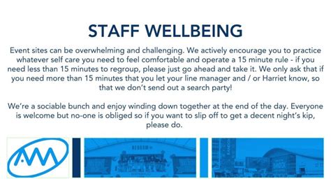 The 15 Minute Rule Im Busy Updating My Pre Event Info For Staff