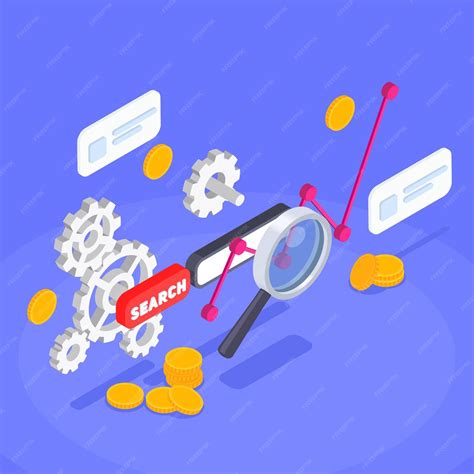 Premium Vector Isometric App Optimization Illustration